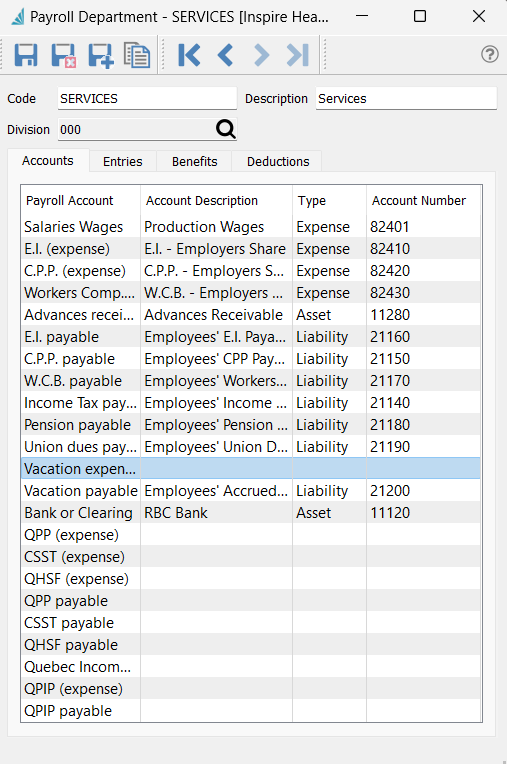 PAYROLL - Employee Details